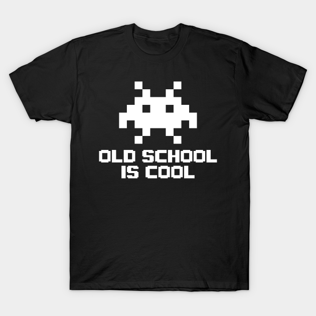 Old School Is Cool Retro Video Game Gamer 8 Bit Alien Old School Is old-school-is-cool-retro-video-game-gamer-8-bit-alien-old-school-is